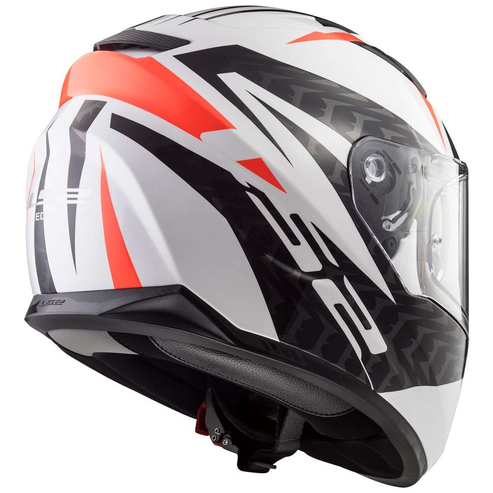 Ls2 Stream Evo Ff320 Commander White Black Red LS2-103204302 Full Face ...