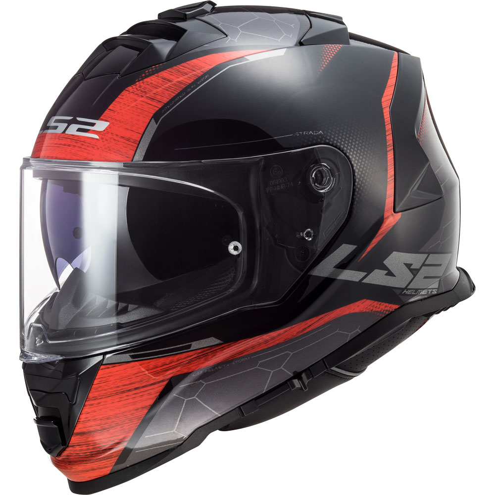 Ls2 Storm Ff800 Classy Red LS2-108002332 Full Face Helmets | MotoStorm