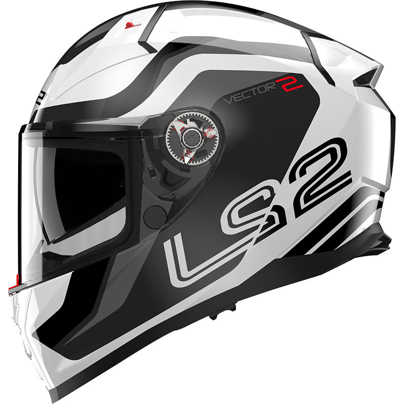 Ls2 Ff811 Vector 2 Metric Helmet White Silver LS2-168112308 Full Face ...
