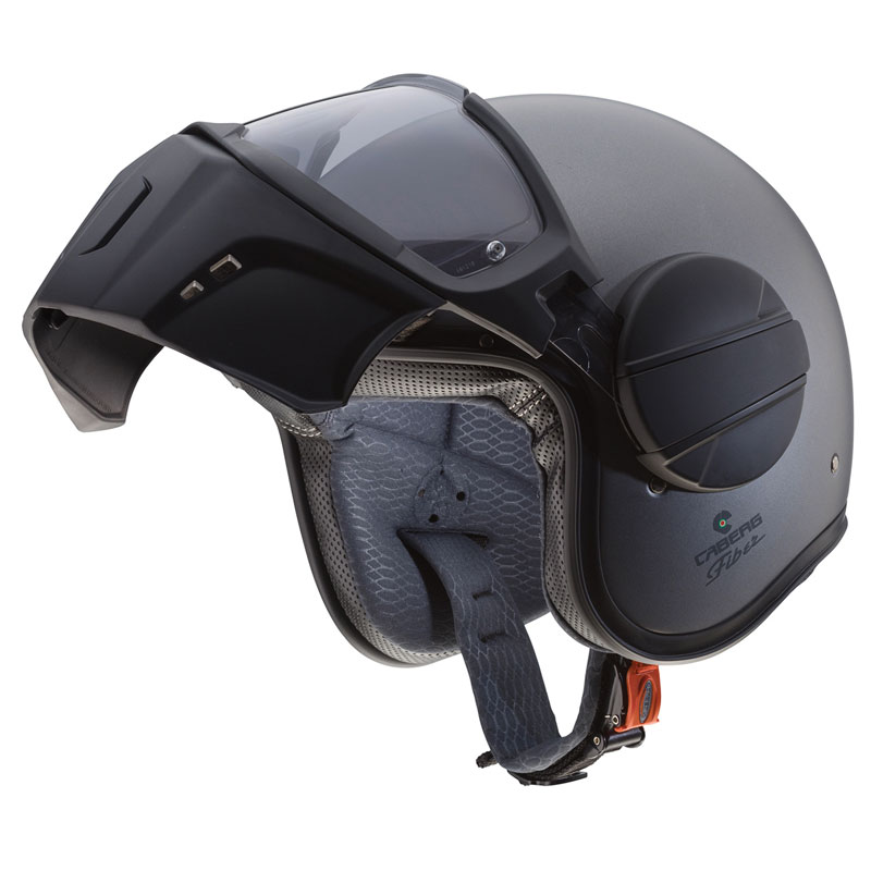 Caberg Ghost Matt Gun Metal C4FA0091 Jet Helmets | MotoStorm