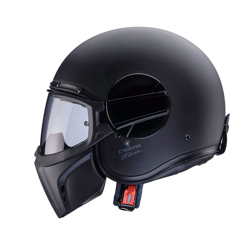 Caberg Ghost Matt Black C4FA0017 Jet Helmets | MotoStorm