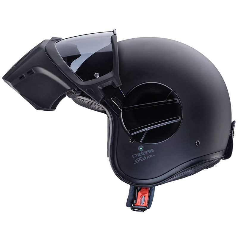 Caberg Ghost Matt Black C4FA0017 Jet Helmets | MotoStorm