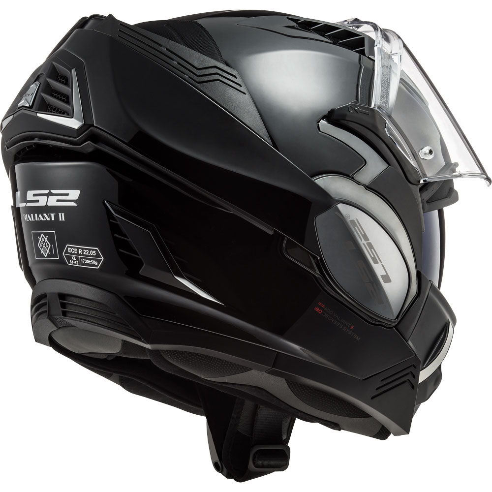 LS2 FF900 Valiant 2 Solid schwarz LS2-509001012 Modular Helme | MotoStorm