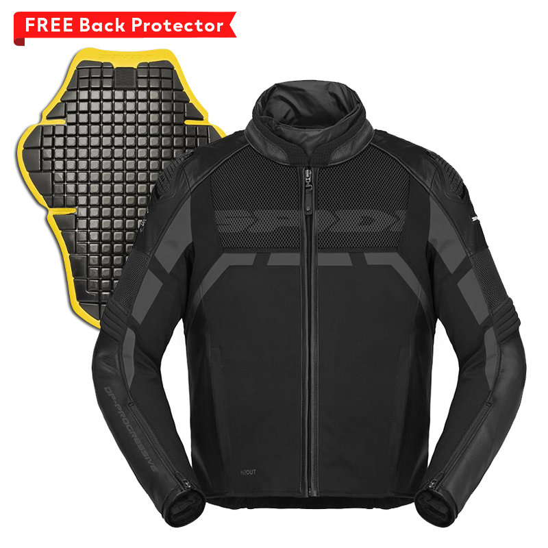 Spidi Rapid H2out Jacket Black + Back Protector | MotoStorm [en]